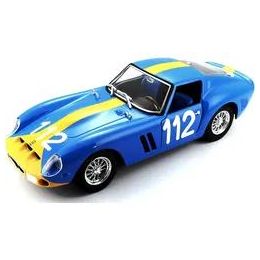 Bburago - Modellauto - Ferrari 250 GTO #112 (hellblau, Ma&szlig;stab 1:24)