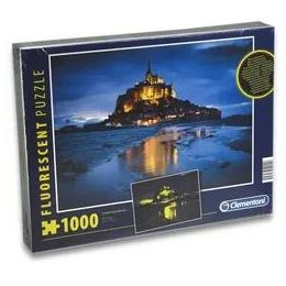 Clementoni 97239 - Puzzle - Le Mont Saint-Michel (fluoreszierend, 1000 Teile)
