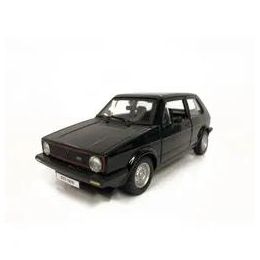 Bburago - Modellauto - VW Golf 1 GTI 1979 (schwarz, Ma&szlig;stab 1:24)