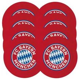 Amscan 9906506 - FC Bayern M&uuml;nchen - Pappteller (8 St&uuml;ck, 23cm)