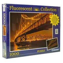 Clementoni - High Quality Collection Puzzle - San Francisco (1000 Teile, floureszierend)