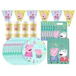 Procos Peppa Wutz - Kindergeburtstags-Set (43-teilig)
