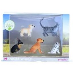 Bullyland Animal World Figuren - Hunde, Katzen und Hase