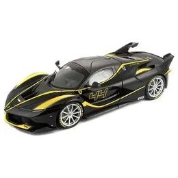 Bburago 18-16907 - Modellauto - LaFerrari FXX K Singnature (schwarz, Ma&szlig;stab 1:18)