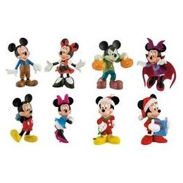 Bullyland Micky & Minnie Maus Figuren 7cm (8er Set)