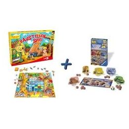 Ravensburger Baustellenspiel 2er Set: Das gro&szlig;e Baustellenspiel + Bob der Baumeister: Auf der Baustelle