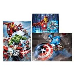 Clementoni 97528 - Puzzle Set - Marvel Avengers (1x 500 Teile, 2x 1000 Teile)