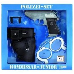 Polizei-Set Komissar-Junior (Pistole, G&uuml;rtel, Holster, Handschellen)
