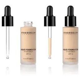 Stagecolor Cosmetics Liquid Foundation 2nd Skin Serum SPF15 721 Pure Beige 27.5ml