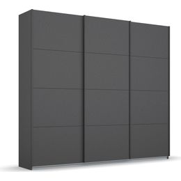 Schwebet&uuml;renschrank Rauch "Kleiderschrank Schrank Garderobe W&auml;scheschrank Ankleide OTELI", grau (graumetallic), B:203cm H:229cm T:68cm, Holzwerkstoff, Schr&auml;nke, Schwebet&uuml;renschrank, in verschiedenen Dekor- und Hochglanzfarben
