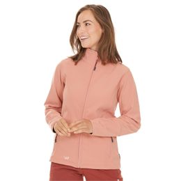 Softshelljacke WHISTLER "Covina", Damen, Gr. 36, rosa, 94% Polyester, 6% Elasthan, unifarben, normal, hoch geschlossener Ausschnitt, Jacken Softshelljacke, mit wasser- und winddichtem Funktionsmaterial