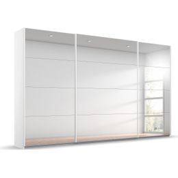 Schwebet&uuml;renschrank Rauch "Kleiderschrank Schrank Garderobe W&auml;scheschrank Ankleide OTELI", wei&szlig;, B:315cm H:210cm T:62cm, Holzwerkstoff, Schr&auml;nke, Schwebet&uuml;renschrank, mit Spiegelfront, inkl. W&auml;scheeinteilung mit 3 Innenschubladen