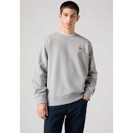 Levi's Sweatshirt LEVI'S "SWEATSHIRT NEW ORIGINAL CREW", Herren, Gr. S, grau (grau, meliert), angeraute Sweatware, Obermaterial: 100% Baumwolle, meliert, normal normal, Rundhals, Rippb&uuml;ndchen, Sweatshirts Sweatshirt, Innen weich angeraut