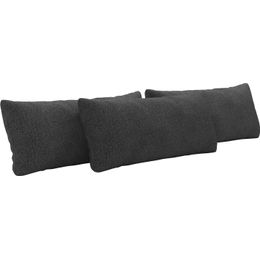 Sofakissen OTTO HOME "Mikado", grau (charcoal), B:65cm H:25cm T:10cm, 100% Polyester, Polsterauflagen, Sofakissen, 3,5,6,7-teilige Kissen-Sets zur Auswahl