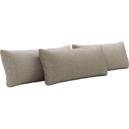Sofakissen OTTO HOME "Mikado", grau (taupe), B:65cm H:25cm T:10cm, 95% Polyester 5% Polyamid, Polsterauflagen, Sofakissen, 3,5,6,7-teilige Kissen-Sets zur Auswahl