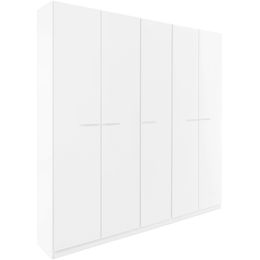 Dreht&uuml;renschrank Rauch "Kleiderschrank Schrank Garderobe TOPSELLER OTELI inkl. Inneneinteilung", wei&szlig; (alpinwei&szlig;), B:226cm H:229cm T:54cm, Holzwerkstoff, Schr&auml;nke, Dreht&uuml;renschrank, mit zus&auml;tzlichen Einlegeb&ouml;den, optional mit Spiegel MADE IN GERMANY
