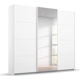 Schwebet&uuml;renschrank Rauch "Kleiderschrank Schrank Garderobe W&auml;scheschrank Ankleide OTELI", wei&szlig;, B:203cm H:210cm T:68cm, Holzwerkstoff, Schr&auml;nke, Schwebet&uuml;renschrank, mit Mittelspiegel, in verschiedenen Dekor- und Hochglanzfarben