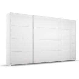 Schwebet&uuml;renschrank Rauch "Kleiderschrank Schrank Garderobe W&auml;scheschrank Ankleide OTELI", wei&szlig; (wei&szlig;, hochglanz wei&szlig;), B:315cm H:210cm T:68cm, Holzwerkstoff, Schr&auml;nke, Schwebet&uuml;renschrank, in verschiedenen Dekor- und Hochglanzfarben