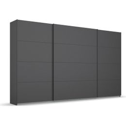 Schwebet&uuml;renschrank Rauch "Kleiderschrank Schrank Garderobe W&auml;scheschrank Ankleide OTELI", grau (graumetallic), B:315cm H:210cm T:68cm, Holzwerkstoff, Schr&auml;nke, Schwebet&uuml;renschrank, in verschiedenen Dekor- und Hochglanzfarben