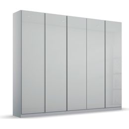 Dreht&uuml;renschrank Rauch "Monostar", grau (seidengrau, glas seidengrau), B:226cm H:210cm T:54cm, Holzwerkstoff, Schr&auml;nke, Dreht&uuml;renschrank, mit Glasfront sowie umfangreicher Innenausstattung