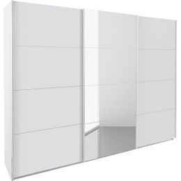 Schwebet&uuml;renschrank Rauch "Kleiderschrank Schrank Garderobe TOPSELLER OTELI inkl. Inneneinteilung", wei&szlig;, B:271cm H:210cm T:62cm, Holzwerkstoff, Schr&auml;nke, Schwebet&uuml;renschrank, mit 3 Innenschubladen sowie zus&auml;tzlichen Einlegeb&ouml;den MADE IN GERMANY