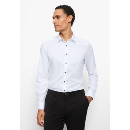 Businesshemd OLYMP "OLYMP Level Five, body fit, New York Kent", Jungen, Gr. 45, Normaler Arm, wei&szlig;, 97% Baumwolle, 3% Elastolefin, Hemden