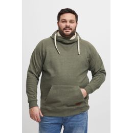 Kapuzensweatshirt Blend "BHSales Big & Tall", Herren, Gr. 4XL, gr&uuml;n (ivy gr&uuml;n), Sweatware, 60% Baumwolle, 40% Polyester, unifarben, regular fit normal, ohne Ausschnitt, Rippb&uuml;ndchen, Sweatshirts, L&auml;ssiger Hoodie mit Kapuze und K&auml;ngurutasche in gro&szlig;en Gr&ouml;&szlig;en