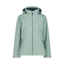 CMP Damen-Jacke mit abnehmbarem Fleece-Jackett - Damen - Gr. 46 - gr&uuml;n