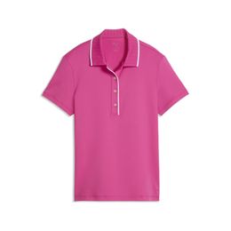 Poloshirt Puma "CLOUDSPUN Bridges Kurz&auml;rmeliges Golf-Polo Damen", Damen, Gr. L, pink opal, 94% Polyester, 6% Elasthan, clean, regular fit, Shirts