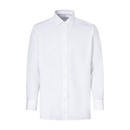 Businesshemd OLYMP "OLYMP Luxor 24/Seven, modern fit, Global Kent", Herren, Gr. 37, Normaler Arm, wei&szlig;, 64% Baumwolle, 27% Polyester, 9% Elasthan, Hemden