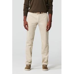 Chinos MEYER "Bonn", Herren, Gr. 24, Normalgr&ouml;&szlig;en, beige (elfenbein), 98% Baumwolle, 2% Elasthan, unifarben, regular fit lang, Hosen, Superstretch Premium Cord Chino