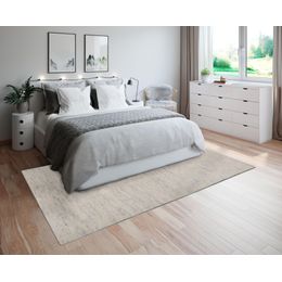 Wollteppich OTTO HOME "Punam" Gr. 3, beige (sand), B:120cm H:28mm L:180cm, Wolle, Teppiche, echter Berber aus Marokko, einfarbig, reine Wolle, handgekn&uuml;pft