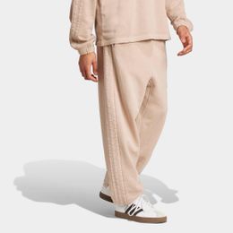 Sporthose adidas Sportswear "M A SZN W FT PT", Herren, Gr. XL, N-Gr, beige (warm sandstone), Obermaterial: 100% Baumwolle, Hosen Sporthose, mit gesticktem 3-Streifen-Logo, aus French Terry