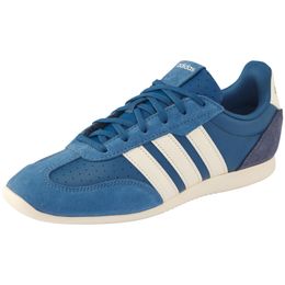 Sneaker adidas Sportswear "BARREDA LO", Damen, Gr. 48, dusky petrol, warm vanilla, dusky ink, Leder, Synthetik, Schuhe Sneaker