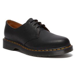 Schn&uuml;rschuh Dr. Martens "1461 Black Abmbassador", Damen, Gr. 41, schwarz, Leder, Schuhe Schn&uuml;rschuh, Halbschuh, Schn&uuml;rer mit Blockabsatz
