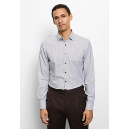 Businesshemd OLYMP "OLYMP Level Five 24/Seven, body fit, Modern Kent", Jungen, Gr. 42, Normaler Arm, nougat, 64% Baumwolle, 27% Polyester, 9% Elasthan, Hemden
