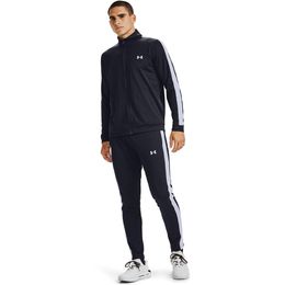Trainingsanzug Under Armour "UA EMEA TRACK SUIT", Herren, Gr. S, schwarz, Obermaterial: 100% Polyester, schmal, Sportanz&uuml;ge Trainingsanzug, zweiteiliges Set, f&uuml;r Sportmode und Freizeit, leichtes Material