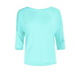 3/4-Arm-Shirt WINSHAPE "MCS004", Damen, Gr. L, gr&uuml;n (mint), 50% Modal, 50% Baumwolle, Rundhals, Shirts 3/4-Arm-Shirt, Ultra leicht
