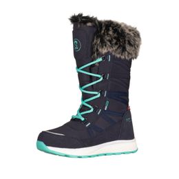 Winterstiefel Trollkids "GIRLS HEMSEDAL WINTER BOOTS XT", M&auml;dchen, Gr. 28, blau (navy, mint), Synthetik, mehrfarbig, Schuhe Winterstiefel, Snowboots, Winterstiefel, Winterschuhe, f&uuml;r Kinder, wasserdicht