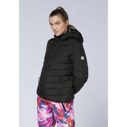 Steppjacke Chiemsee, Damen, Gr. XL (42), schwarz (schwarz, schwarz), 100% Polyester, Jacken Steppjacke