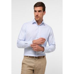 Langarmhemd Eterna "MODERN FIT", Herren, Gr. 45, Normalgr&ouml;&szlig;en, hellblau, Twill, 100% Baumwolle, tailliert, Manschette, Hemden, NON IRON (b&uuml;gelfrei)