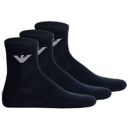 Emporio Armani Socken Herren Gr&ouml;&szlig;e 39/46 nachtblau / wei&szlig;