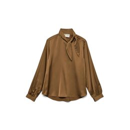 V&eacute;ro Moda Vero Moda Bluse 'AWTelva' Damen Gr&ouml;&szlig;e S braun
