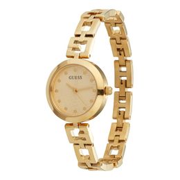 Guess Analog Watch female Gold size One Size