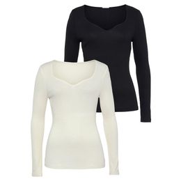 Vivance Shirt female Black, White size 36/38
