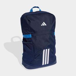 Sportrucksack adidas Performance "TIRO BACKPACK", team navy blau 2, wei&szlig;, Rucks&auml;cke, Obermaterial: 100% Polyester