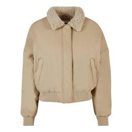Urban Classics Damen Winterjacke "Urban Classics Damen Ladies Pilot Bomber Jacket"wetsand, sand, Gr. XS, unifarben, 100% Polyamid, Jacken