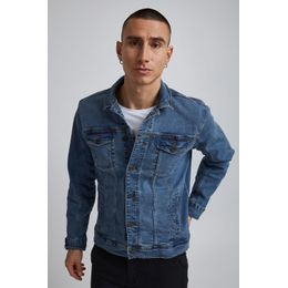 Jeansjacke Blend "BHNaril", Herren, Gr. M, denim middle blau, Jeans, 98% Baumwolle, 2% Elasthan, unifarben, slim fit normal, Jacken Jeansjacke, L&auml;ssige Jeansjacke mit praktischen Taschen