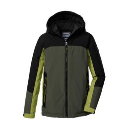 Funktionsjacke Killtec "KOW 223 BYS JCKT", Jungen, Gr. 140, olivgr&uuml;n, Obermaterial: 100% Polyester;Futter: 100% Polyester;F&uuml;llung: 100% Polyester, Jacken Funktionsjacke, Wind- und wasserdichte Kinderjacke, verschwei&szlig;te N&auml;hte, PFAs-frei