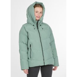 Steppjacke Ragwear "CESSI", Damen, Gr. L, dusty gr&uuml;n, Web, Obermaterial: 100% Polyester, unifarben, h&uuml;ftbedeckend, gerader Abschluss, Jacken Steppjacke, mit Rei&szlig;verschlusstaschen